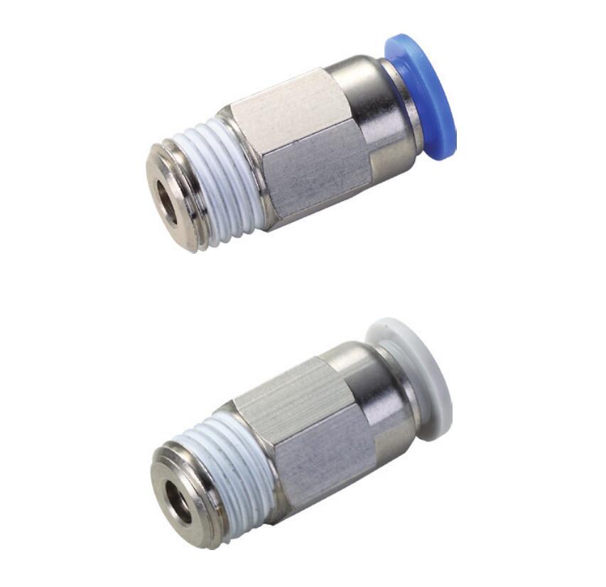 SPC straight male stop fittings pneumatic valve components - Buy ...