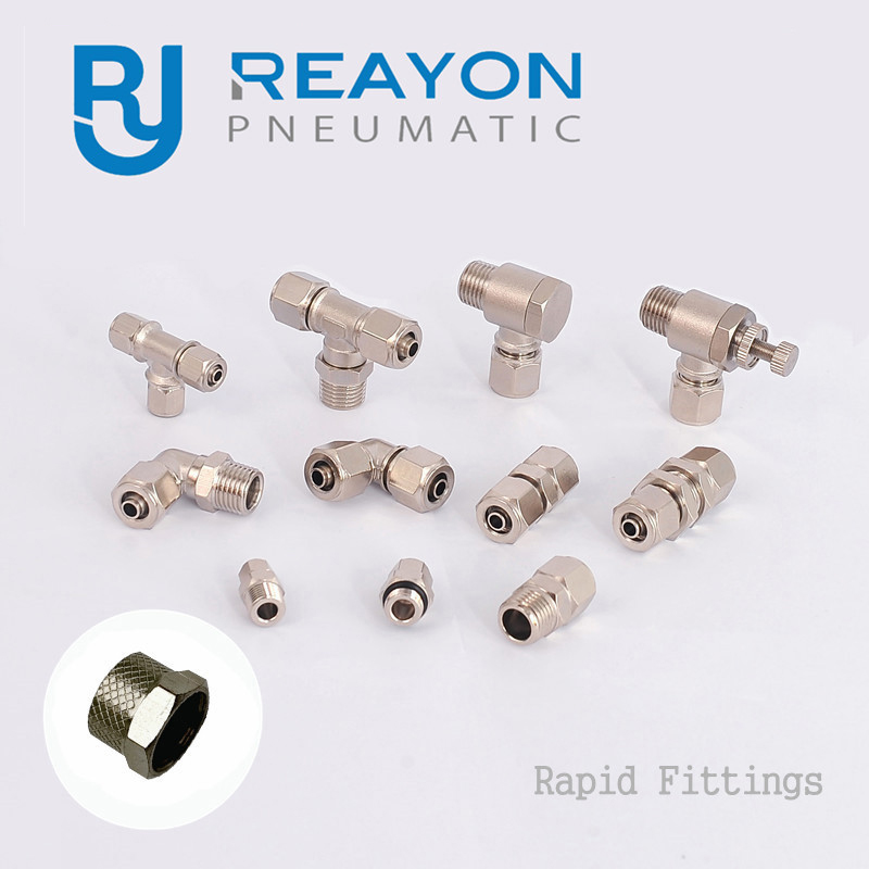 RPC rapid male thread straight screw fittings two touch fittings - Buy ...